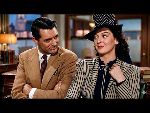 Cary Grant | Classic Comedy |She Tried to Quit, He Made It IMPOSSIBLE! | His Girl Friday 4K