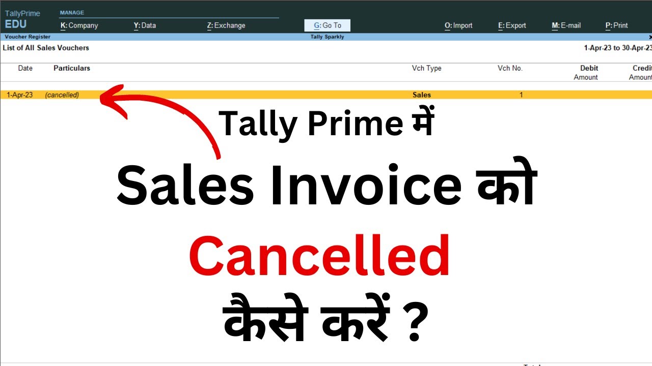 Tally Prime Sales Invoice Cancelled How Sale tally-prime-sales-invoice-cancelled-how-sale