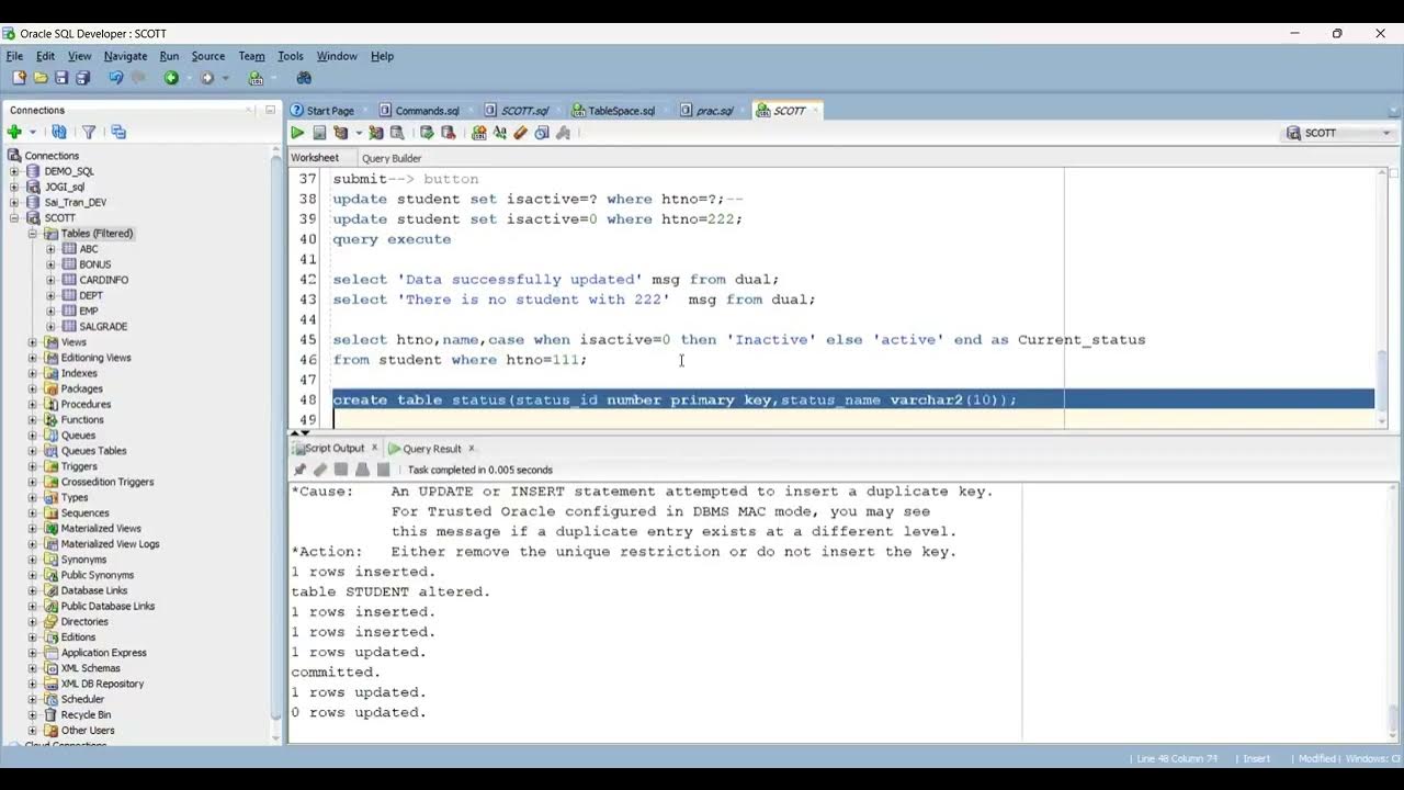 Oracle Sql Constraints With Good Examples Youtube