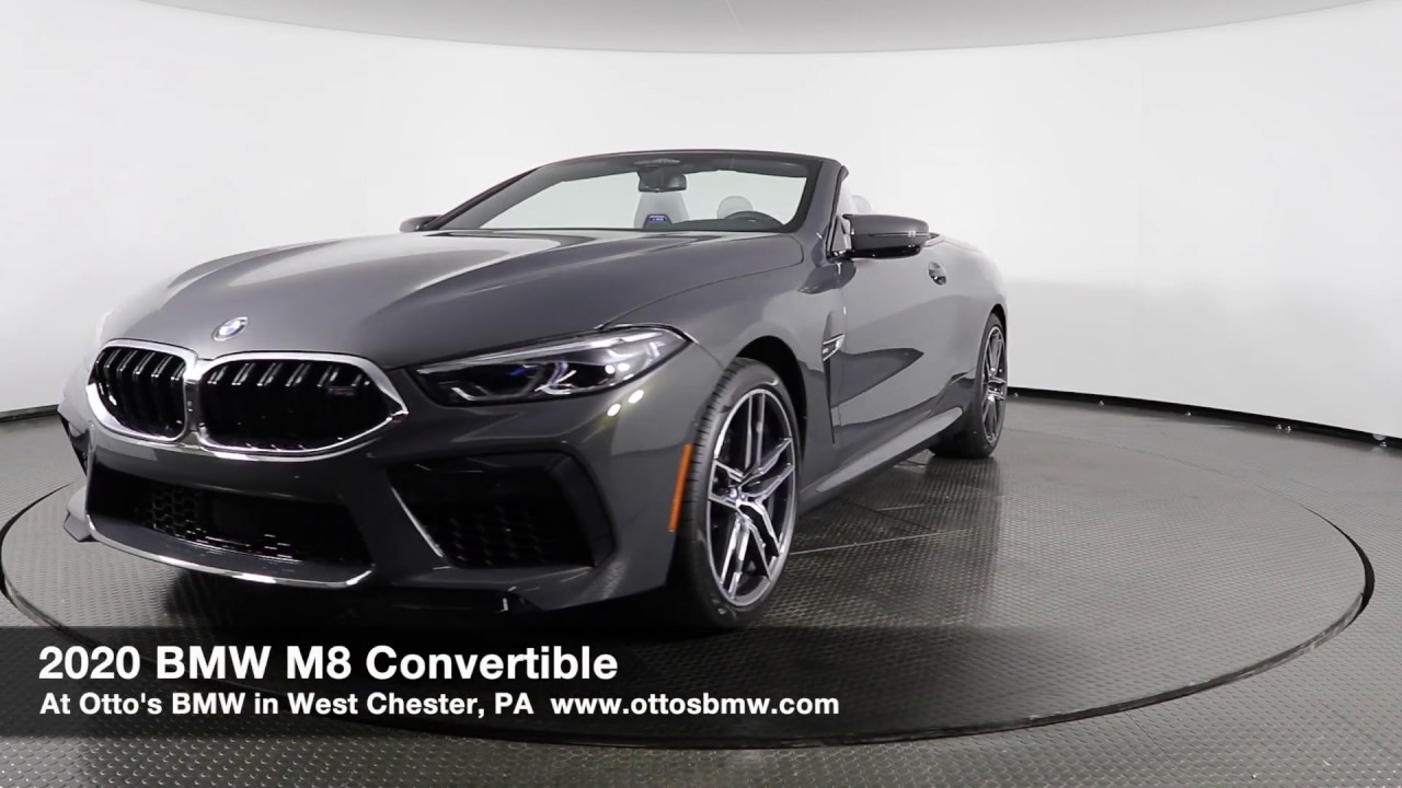 2020 BMW M8 Convertible Dravit Grey at Otto's BMW - YouTube