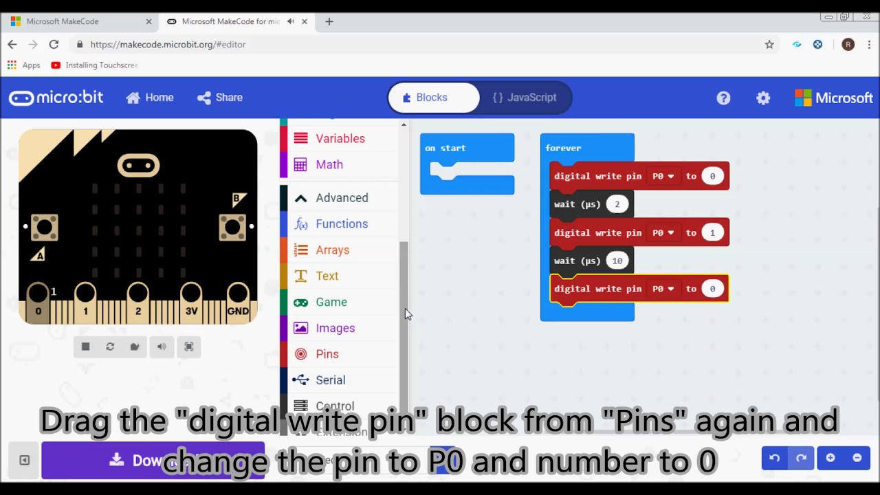 Micro Bit 15 Using The Ultrasonic Module Youtube