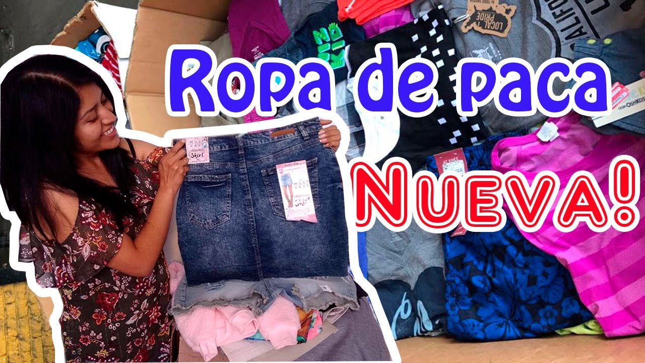 Paca de ropa americana nueva con etiqueta para negocio Temporada Verano ...