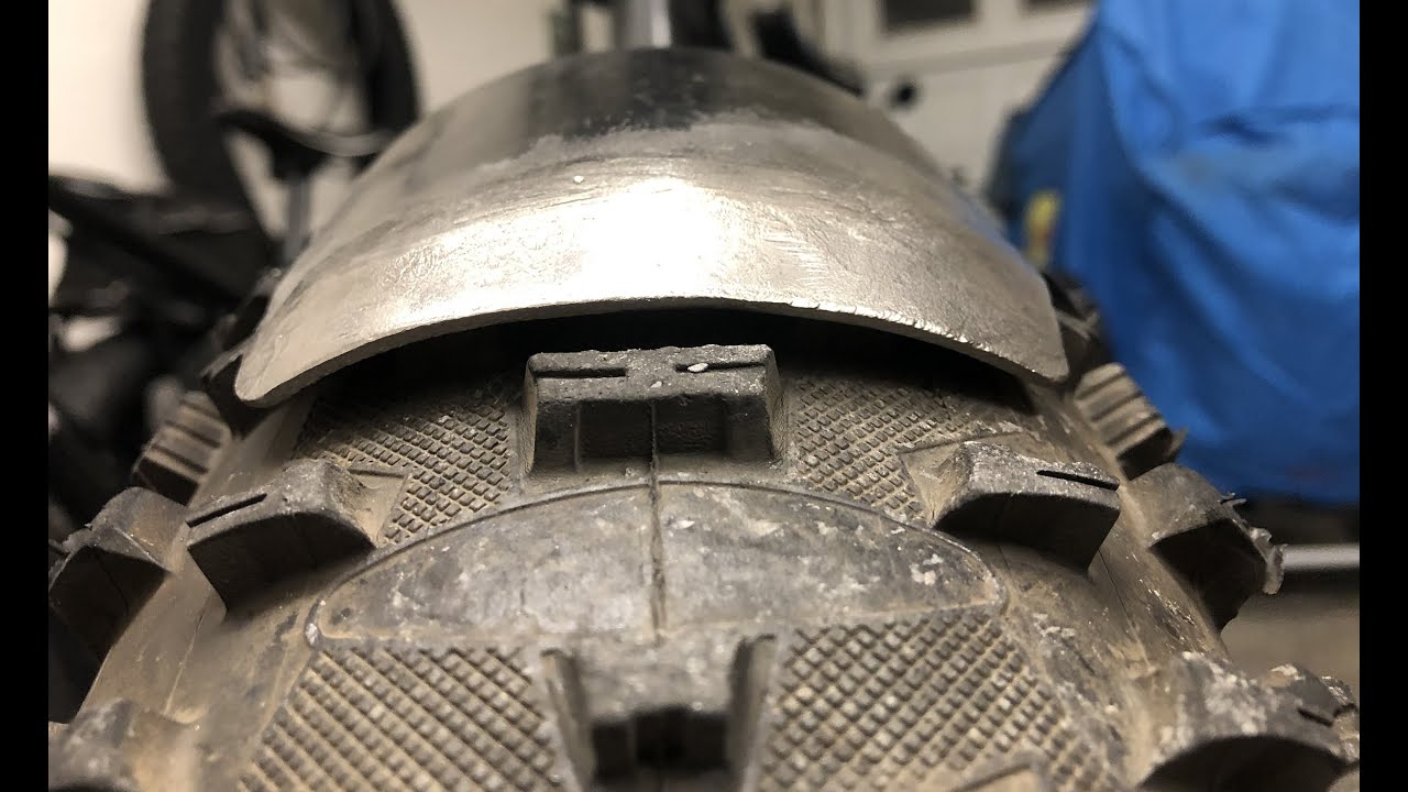 Installing Steel Bicycle Tire Plate Armor - YouTube
