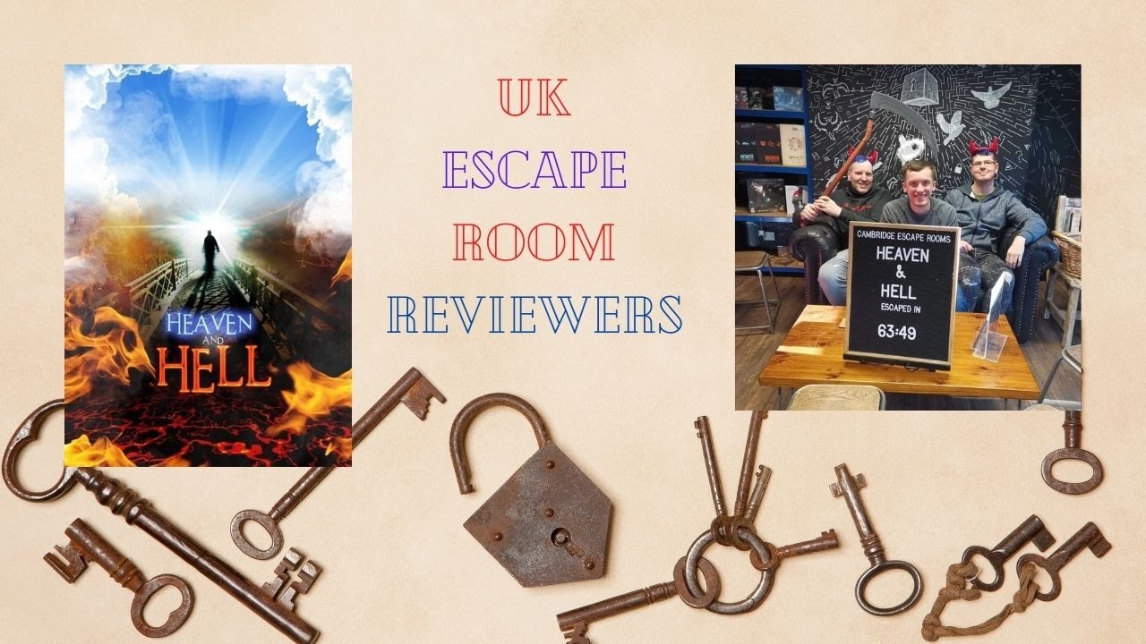 Cambridge Escape Room - heaven and hell review - YouTube