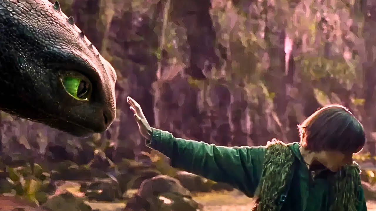 Toothless & Hiccup’s Emotional First Encounter in Live-Action! - YouTube
