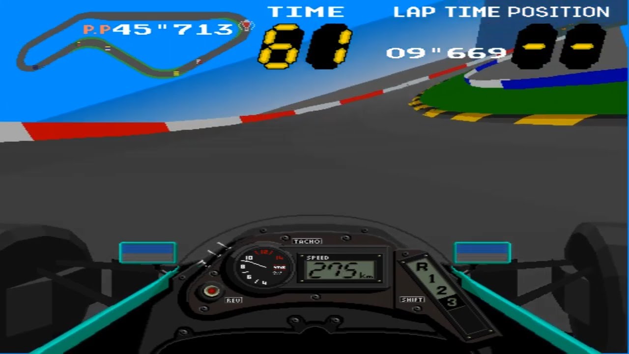 Winning Run - Namco System 21 - Easy Car - Corrida Completa/Full Race ...