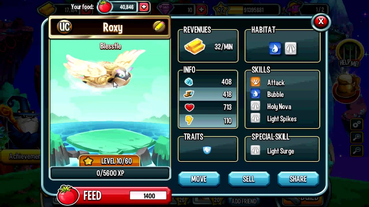 Get Blesstle Monster By Breeding In Monster Legends GamePlay - YouTube