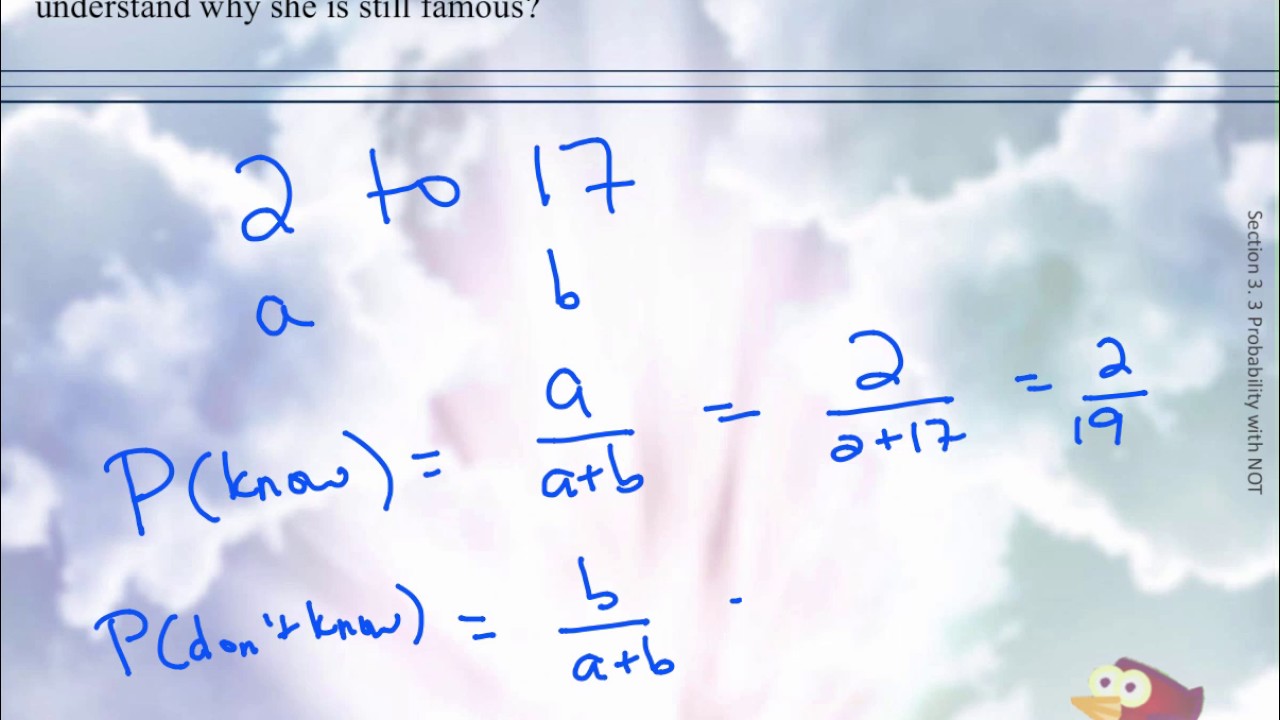 Odds to Probability - YouTube