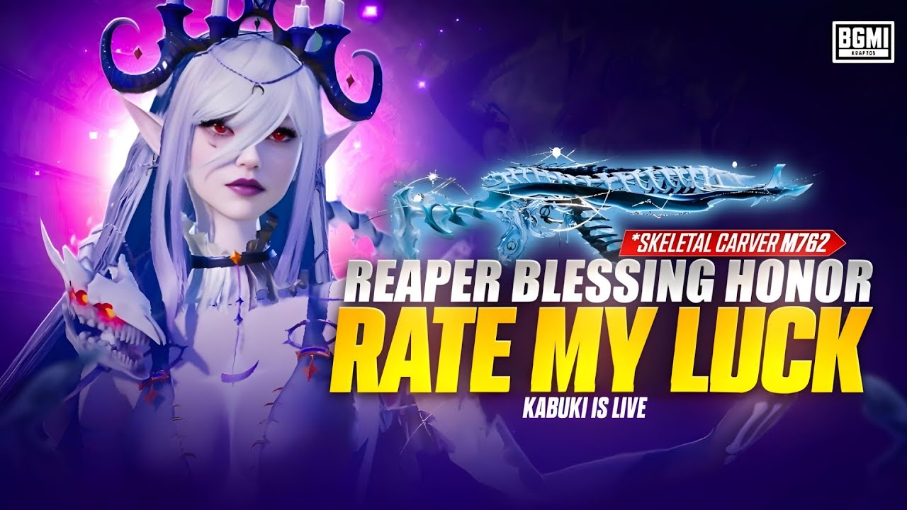 BGMI v3.5 The Reaper's Blessing Crate Opening | The Reaper's End Set ...
