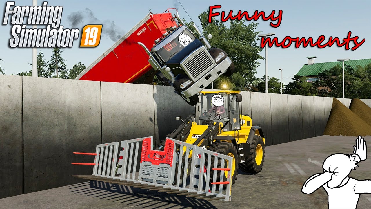 Funny Moments & Crash Compilation - Farming Simulator 19 Multiplayer #7 ...