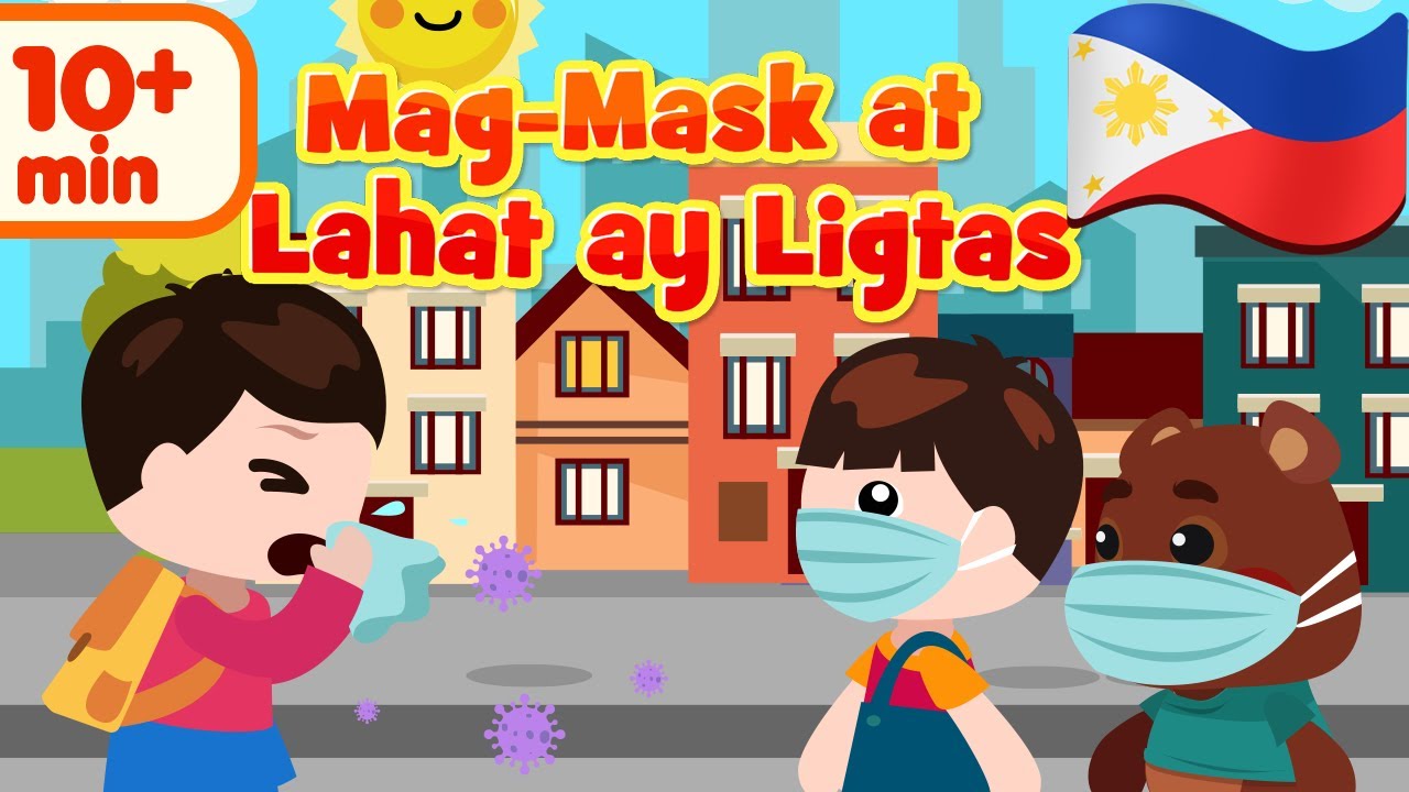 Mag-Mask at Lahat ay Ligtas | Flexy Bear Original Pambata Compilation ...