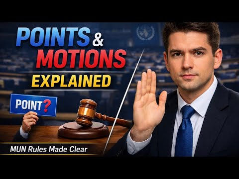 Points & Motions in Model United Nations (MUN) | Rules Explained ...