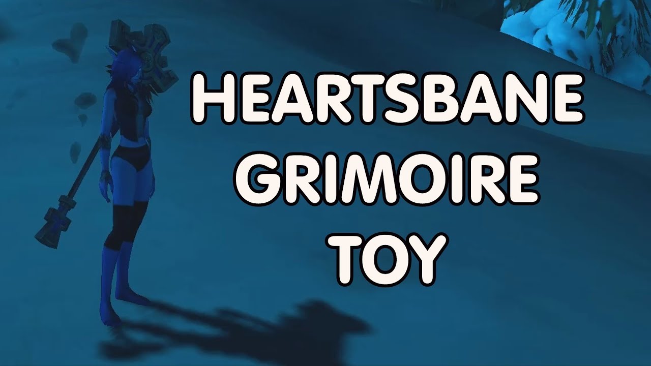 WoW BfA - How to get the Heartsbane Grimoire Toy in Drustvar - YouTube