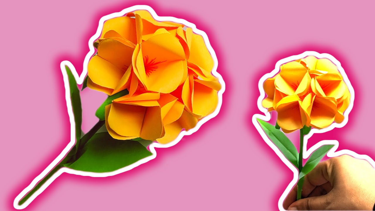 DIY | Beautiful Essay Paper Flower crafts | How to make a paper Flower ...