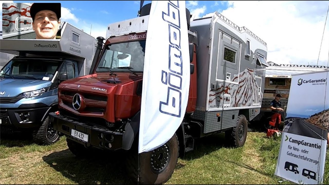 BIMOBIL EX432 EXPEDITION VEHICLE RV MERCEDES BENZ UNIMOG U4023 ...