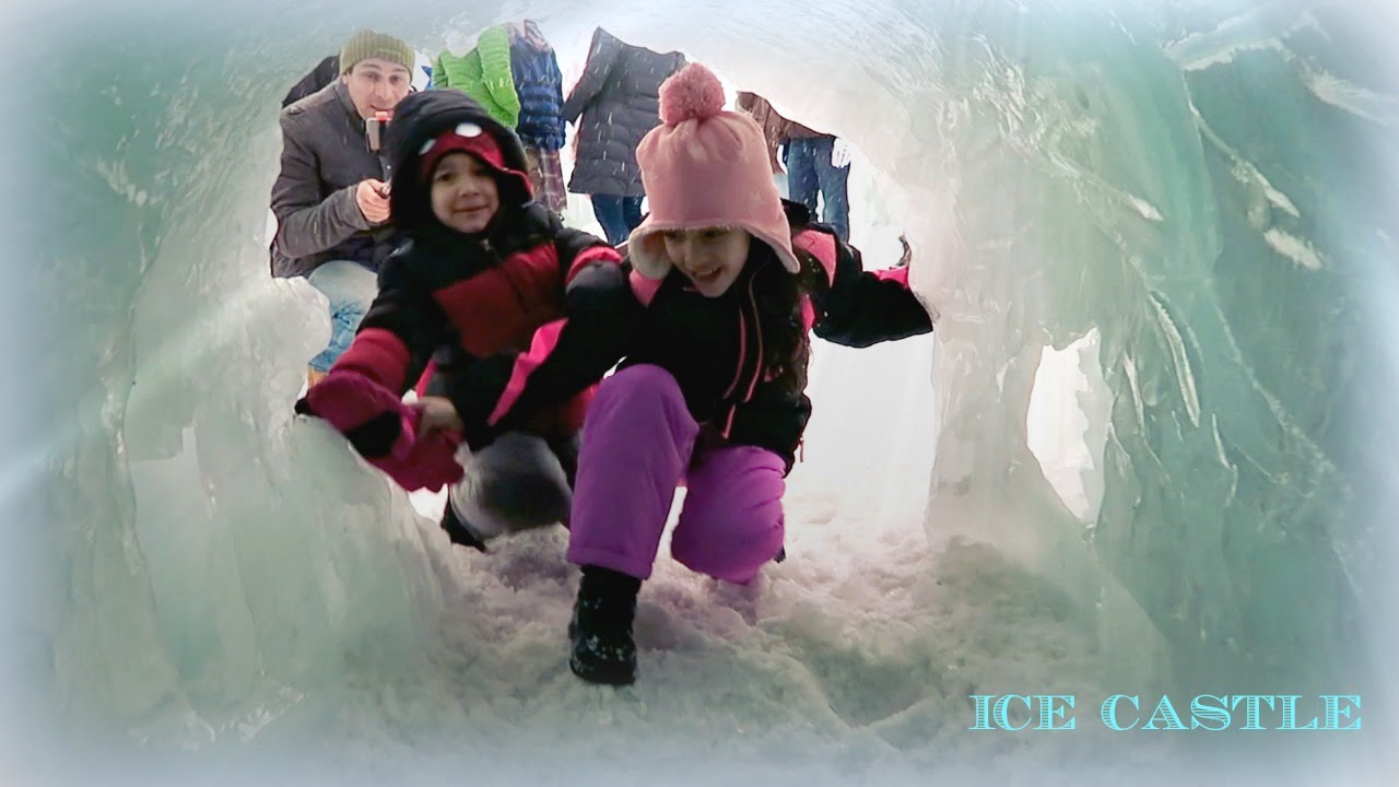 Trapped inside ICE CASTLES - YouTube
