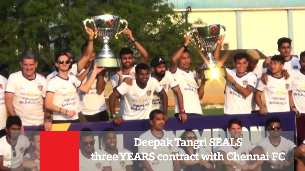 Deepak Tangri Seals Three Years Contract With Chennai FC - YouTube