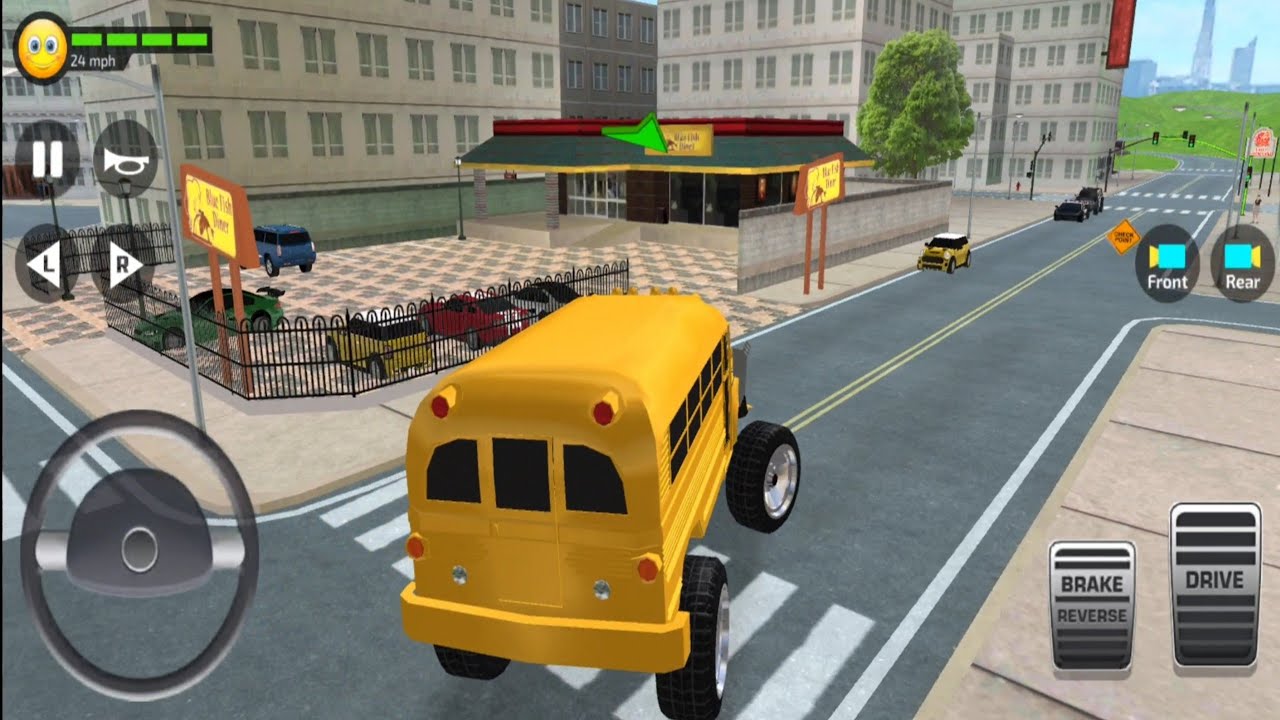 HIGH SCHOOL BUS SIMULATOR 3D GAMEPLAY WALKTHROUGH ANDROID &IOS #3 ...