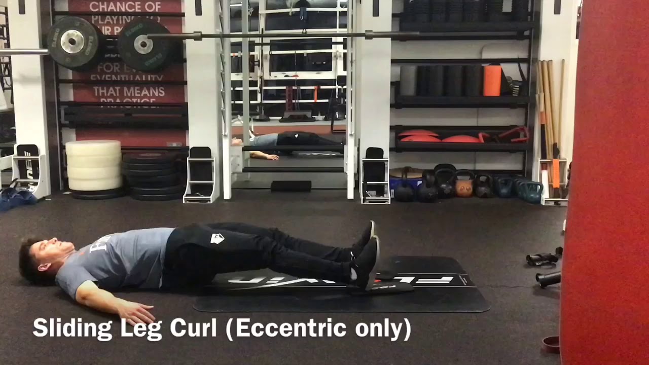 Sliding Leg (Hamstrings) Curl Variations - YouTube