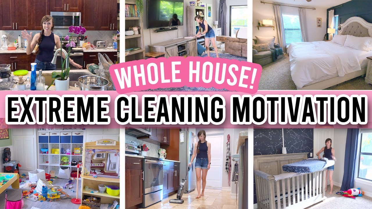 NEW WHOLE HOUSE CLEANING MOTIVATION 2024 | DEEP CLEANING MOTIVATION | Shelby Marybeth - YouTube