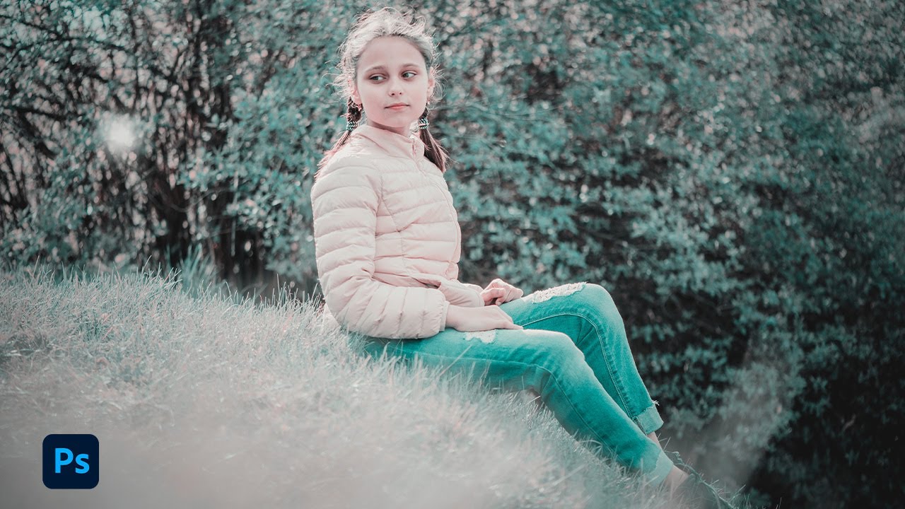 Dramatic Vintage Effect Photoshop - Color Grading Photoshop - YouTube