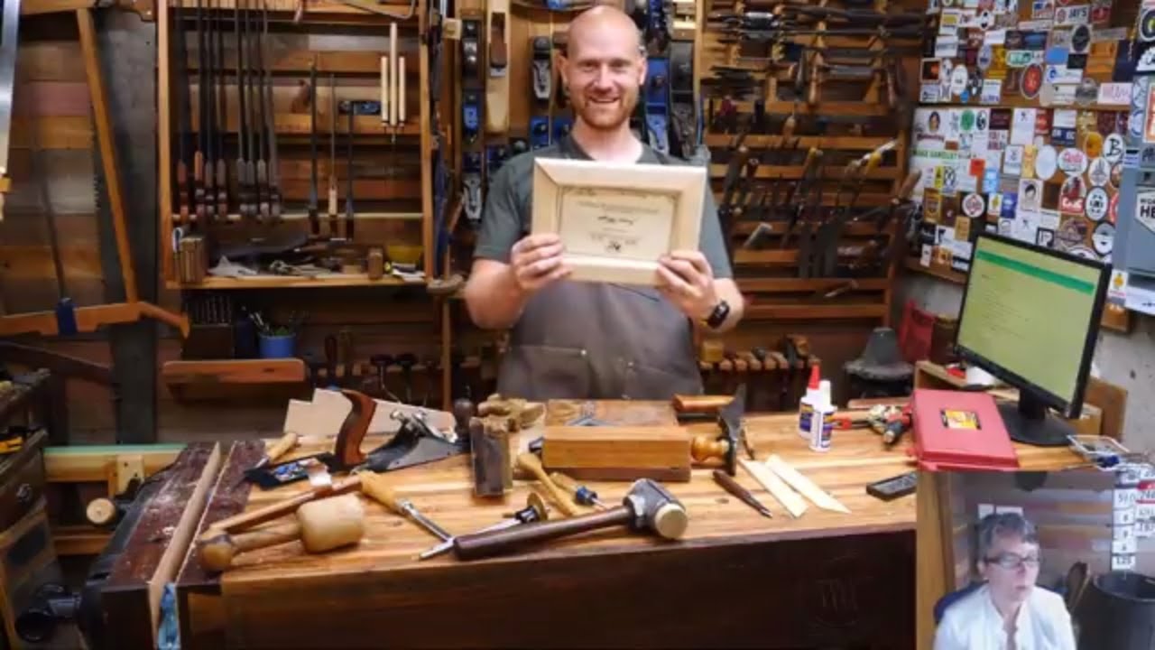 Finishing the Picture Frame Hopeful! - YouTube