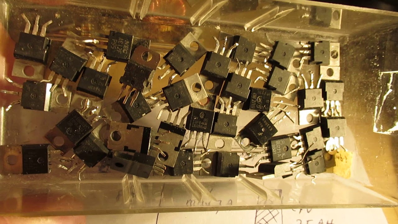 How to test and use old & salvaged electronic components: a demo video ...