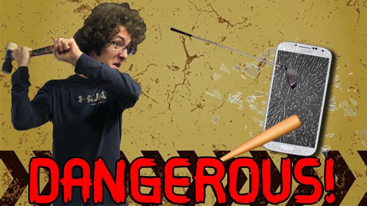SMASHING A Phone To Pieces! - YouTube