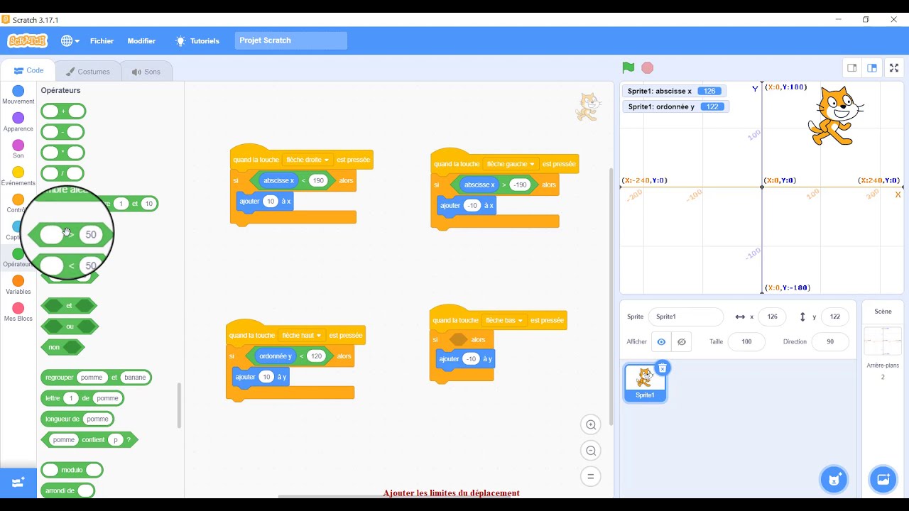 Apprendre Scratch Structure Conditionnelle 3/7 - YouTube