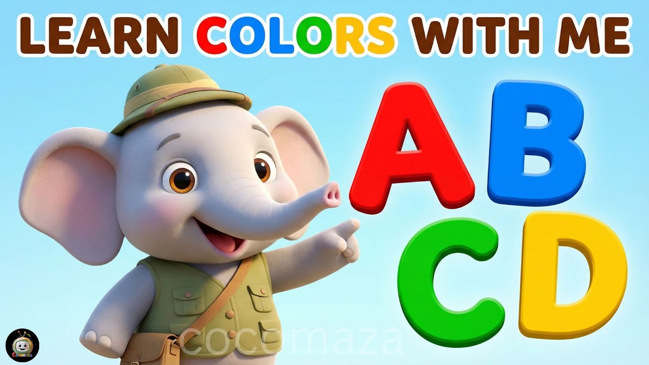 Learn Colors with ABC 🌈 | ABC Colors for Kids | Preschool Learning ...
