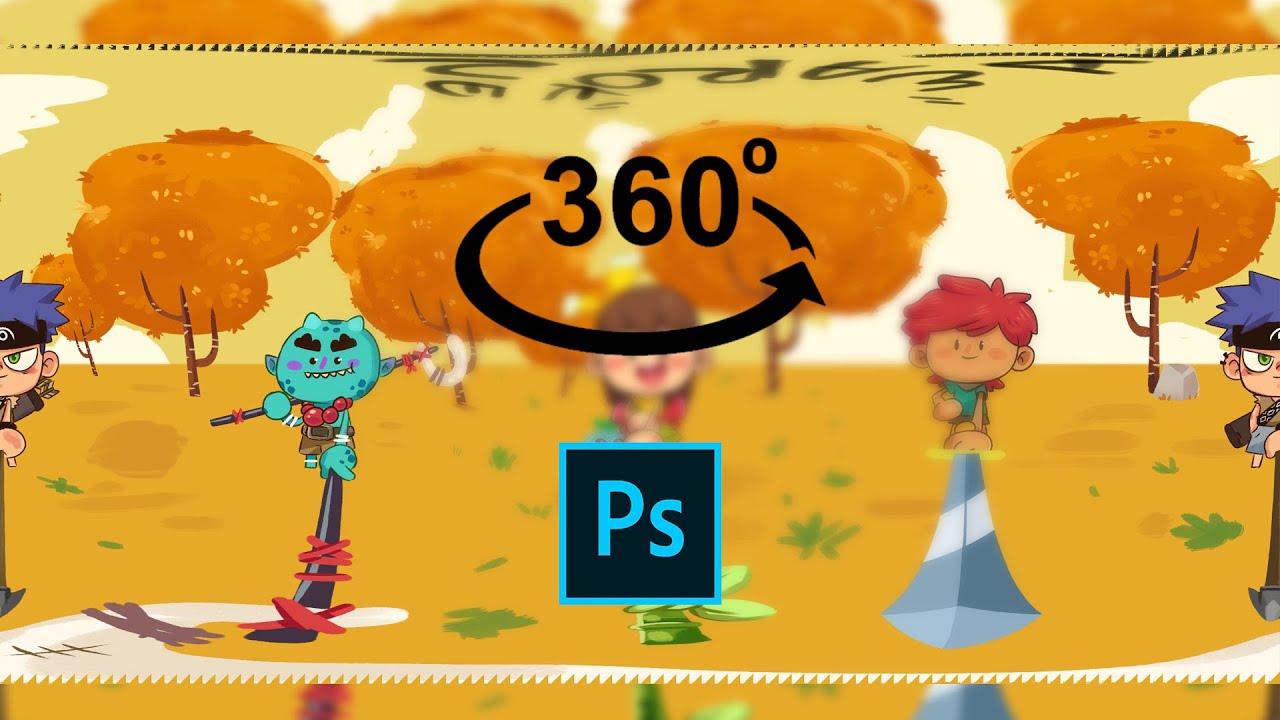 Tutorial 360 derajat Photoshop Upload Facebook - YouTube