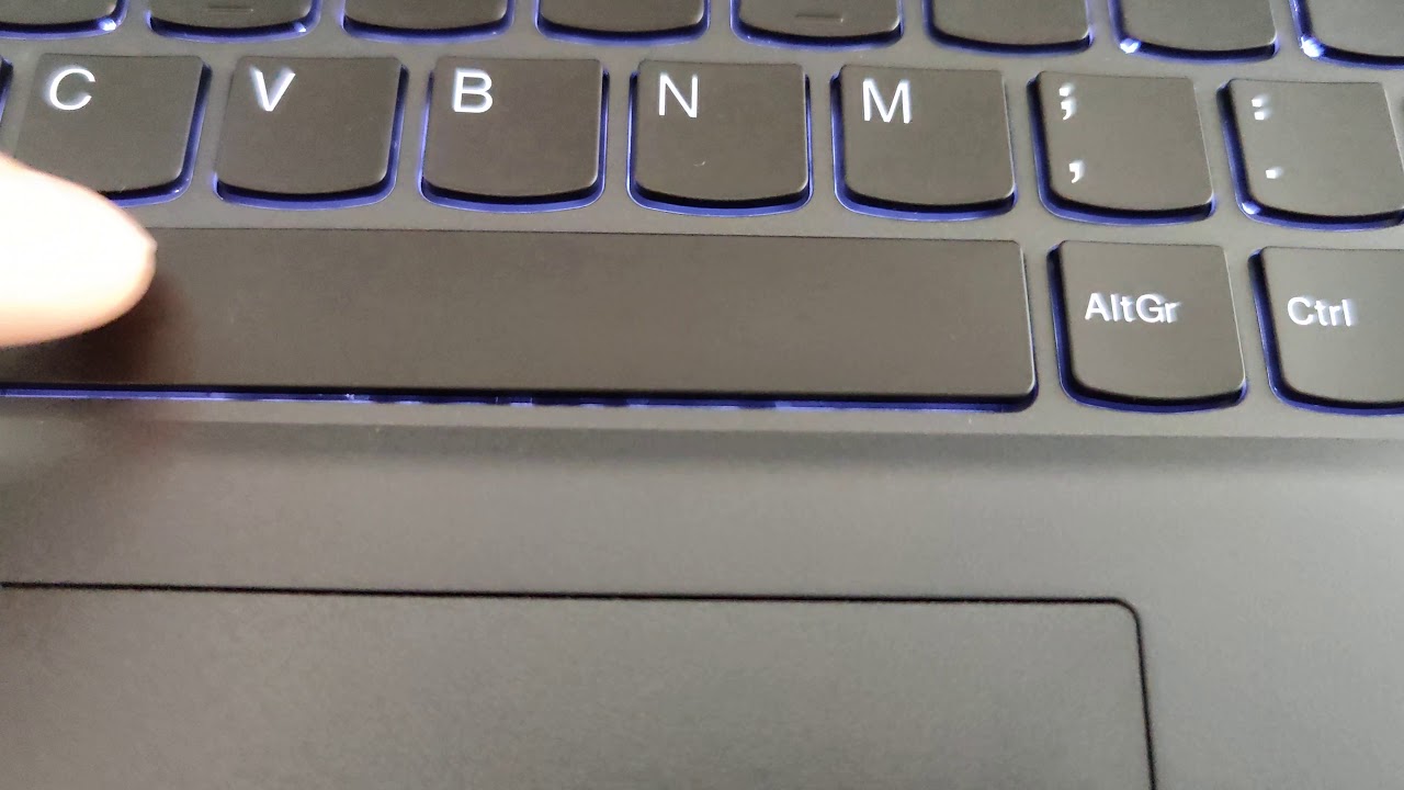 Lenovo Legion 5 - space key stucked - YouTube
