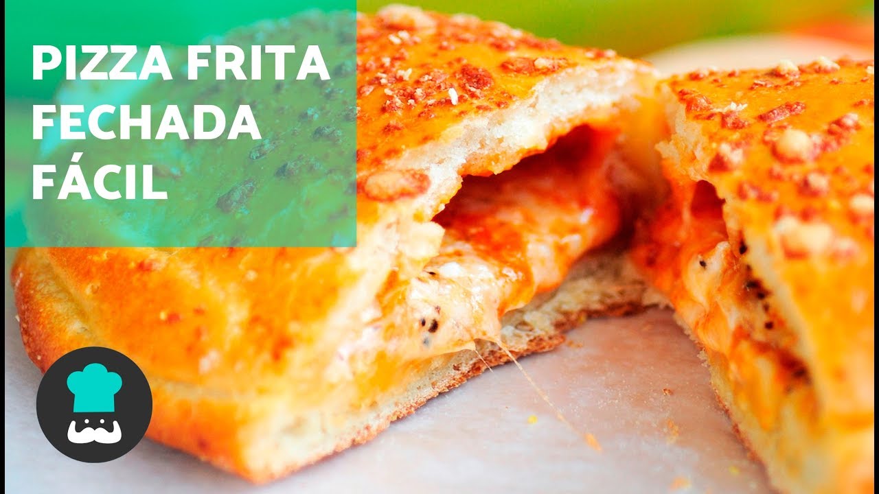 Pizza frita fechada fácil - YouTube