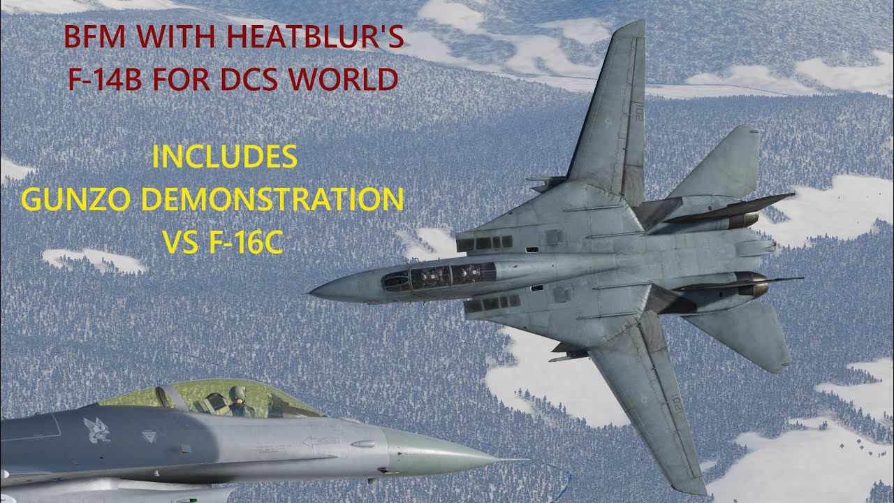 DCS F-14B Basic Fighter Maneuvers - YouTube