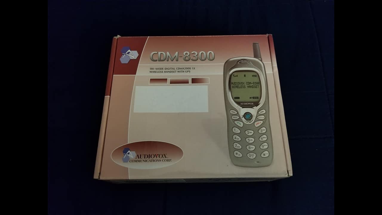 2002 Audiovox CDM-8300 (Verizon) Cell Phone - YouTube