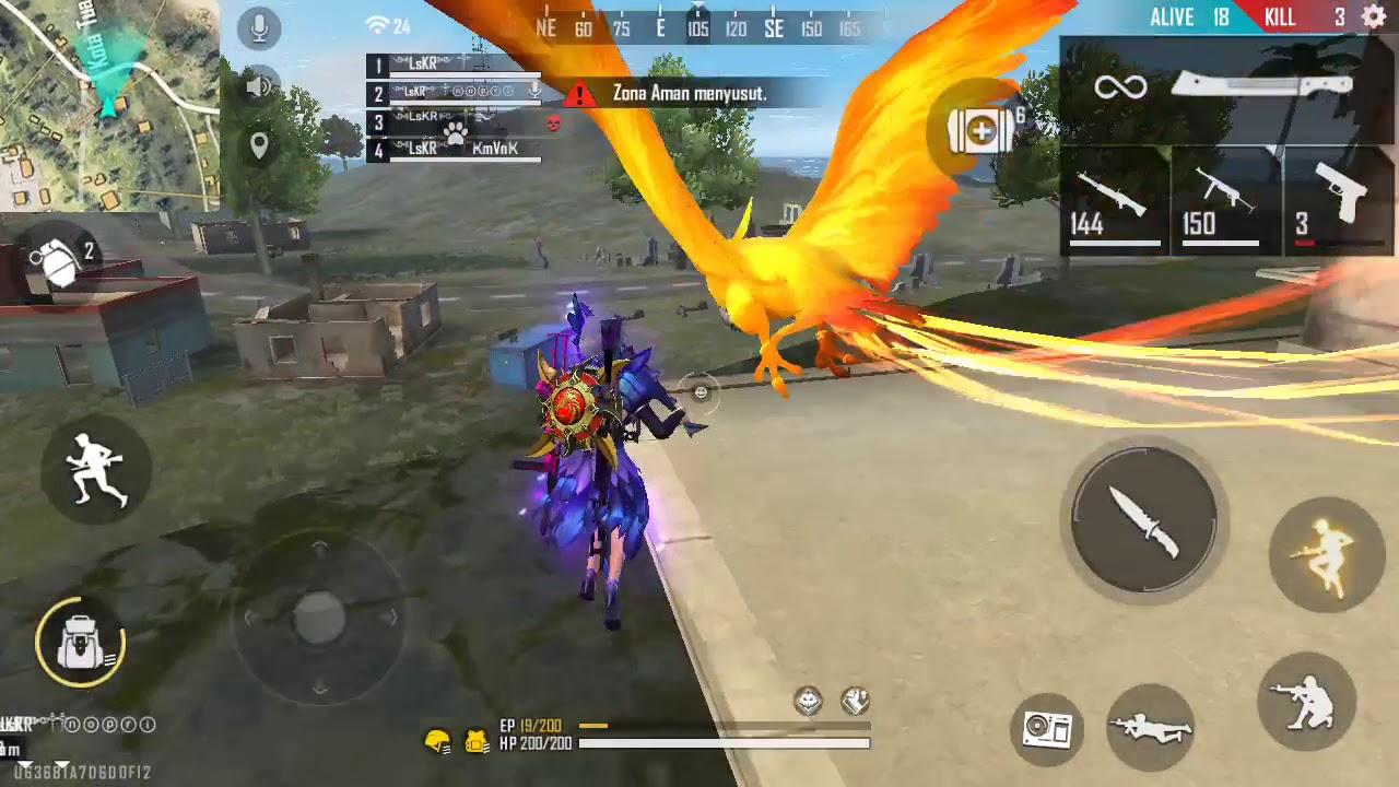 Squad laskar ketemu musuh bot wkwk - YouTube