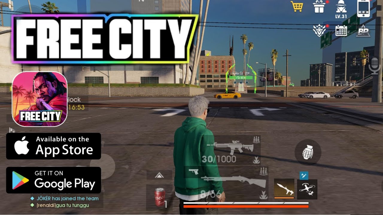 Free City Gameplay Walkthrough Part 1 (iOS, Android) #freecity # ...