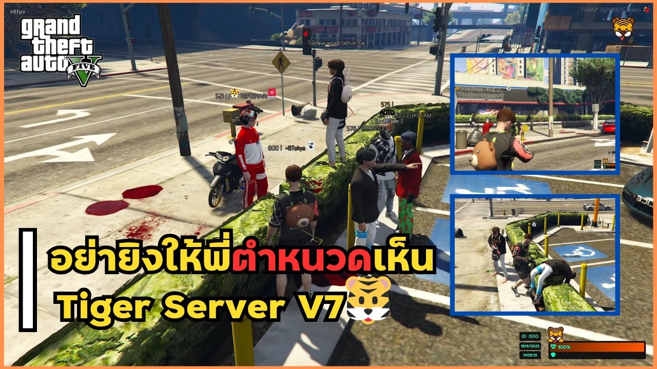 GTA FIVE M Tiger Server V7🐯 | ตำรวจมาก็พากันว้าวุ้นเลยทีนี้ - YouTube