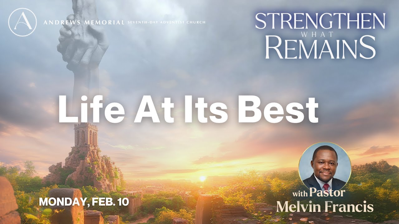 Strengthen What Remains | Evangelistic Series || Pastor Melvin Francis || Feb 10, 2025 - YouTube