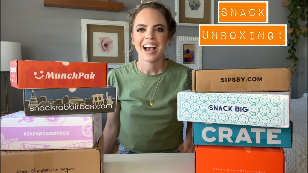 Trying 8 SNACK Subscription boxes! Honest Review - Sub or Pass?! - YouTube