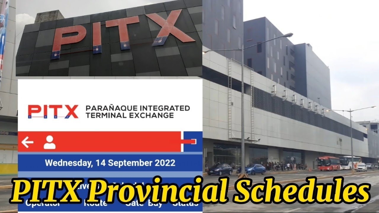 PITX Provincial Bus Schedules For September 14, 2022, Wednesday - YouTube