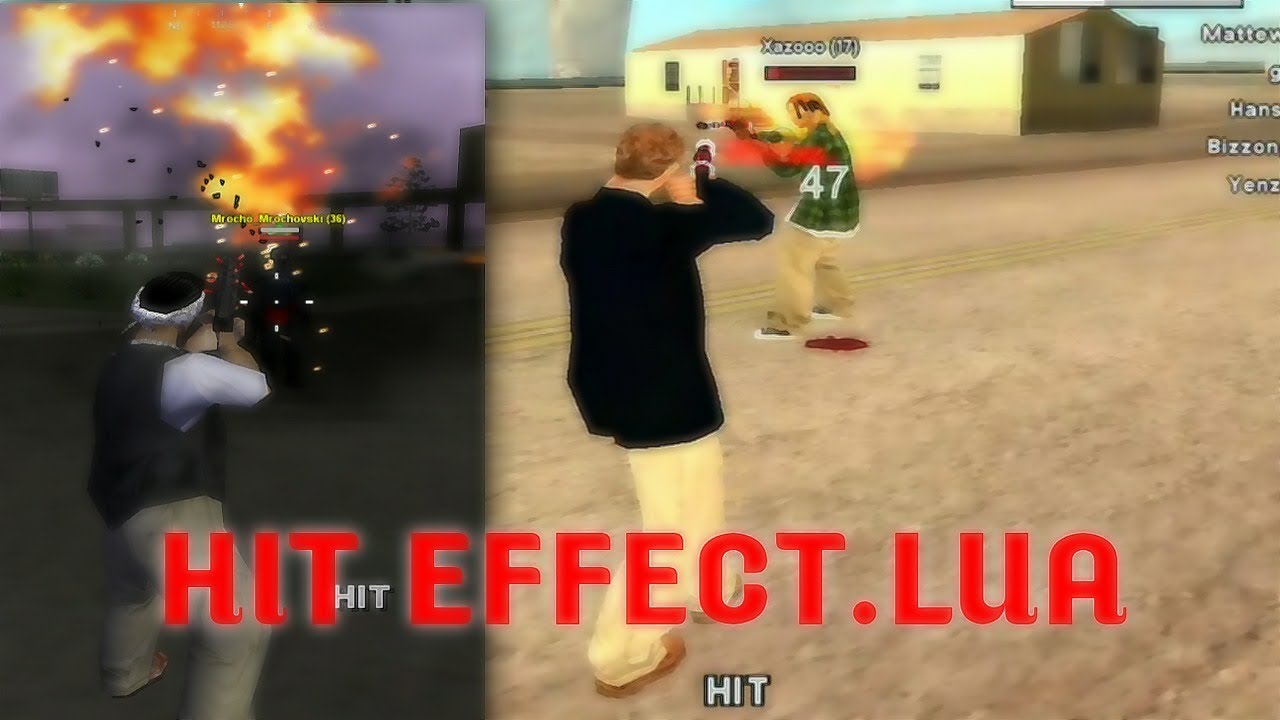 HIT EFECT.LUA | GTA SAMP - YouTube