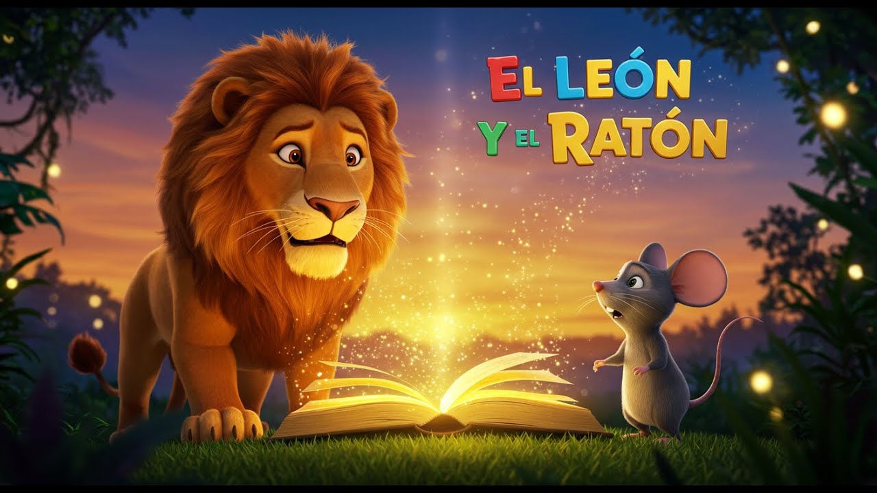 🦁🐭 El León y el Ratón | Un Cuento Sobre la Amistad y la Gratitud ...