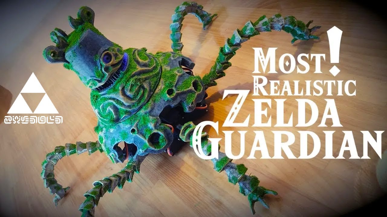 Building the Most Realistic Zelda Guardian #3DPrinting #Robot #Nintendo ...