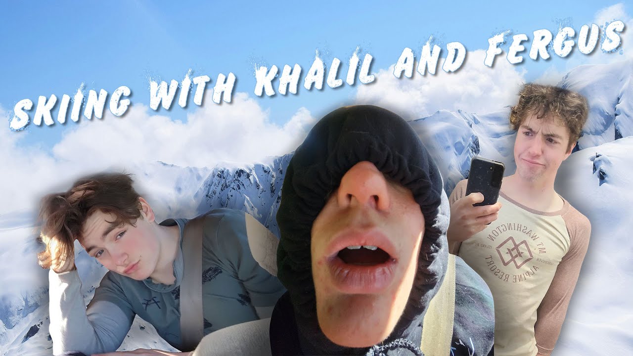 Skiing with Kahlil and Fergus - YouTube