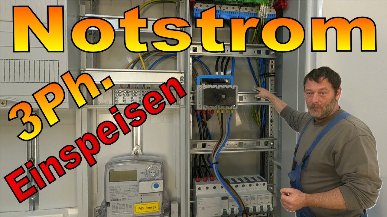 Notstromaggregat ans Hausnetz anschließen 😉Netzumschalter 3Phasig ...