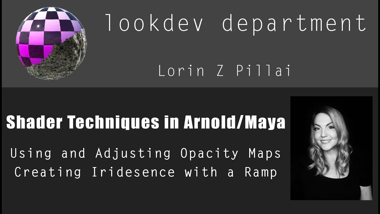 Opacity Maps and Iridescence in Maya - YouTube