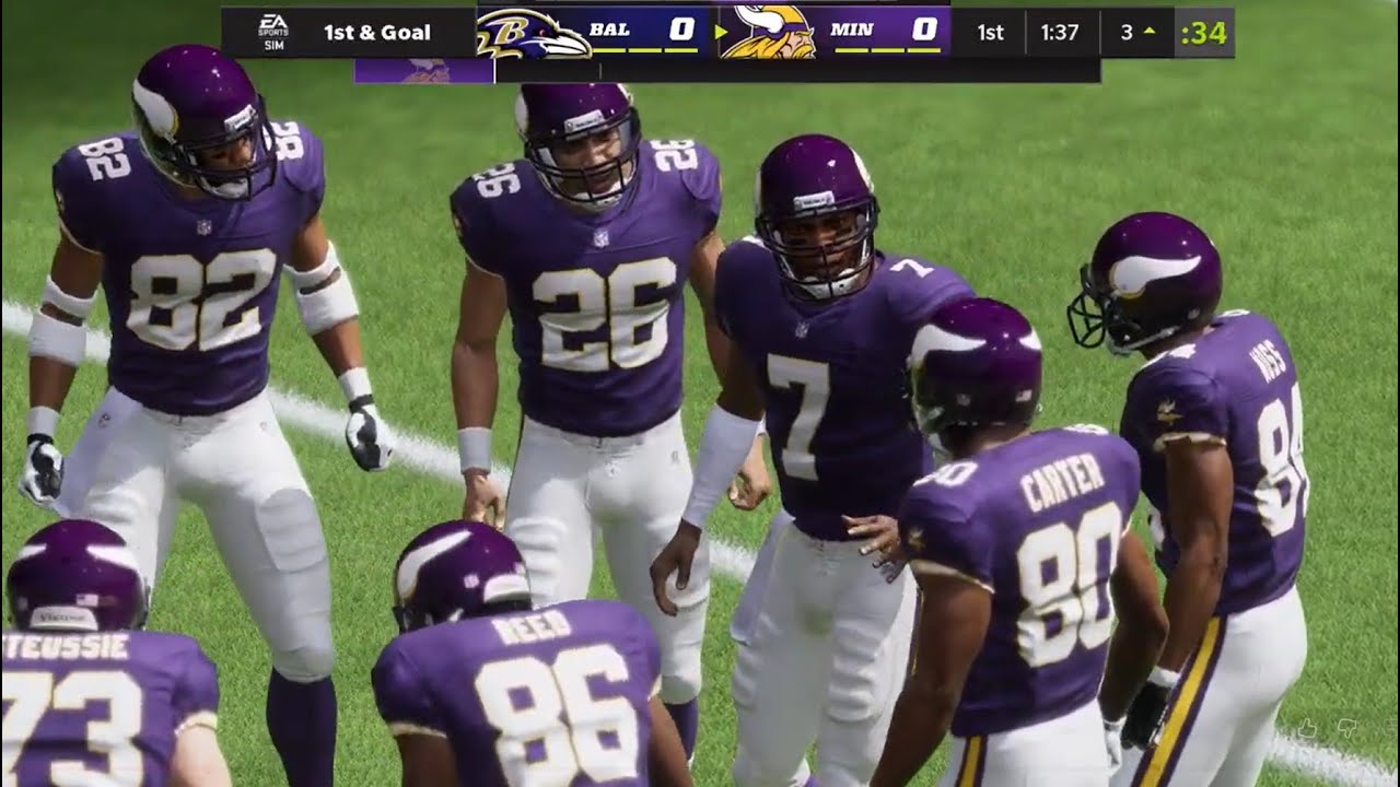 00' Ravens (19) vs 98' Vikings (14). Classic team elimination ...