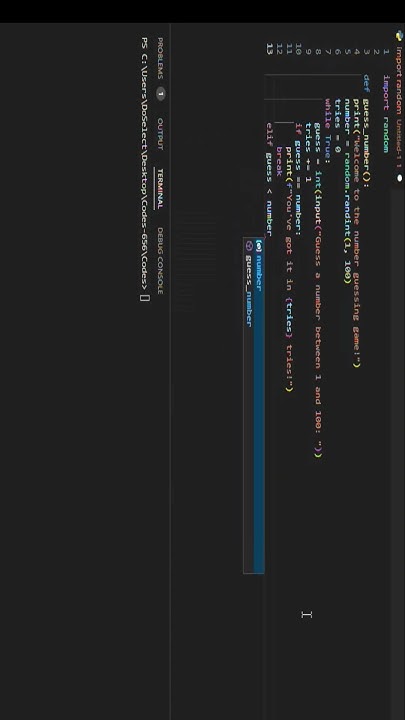 Lets Design And Play Number Game Python Programming Shorts Youtube