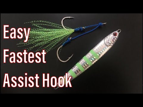 Cara ikat Assist Hook paling senang | Simple Basic Assist Hook Tying ...